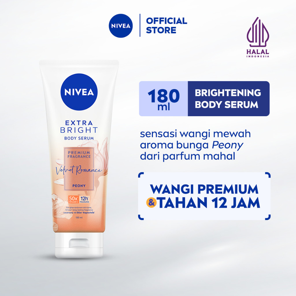 Jual NIVEA Body Serum Extra Bright Premium Fragrance Velvet Romance ...
