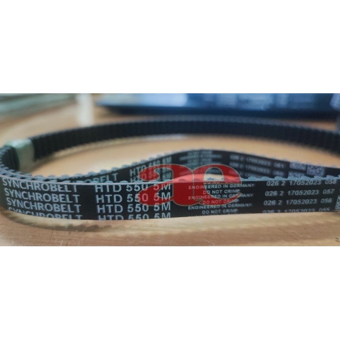 Jual NEW Timing Belt OMEGA HTD 550 5M 15MM | Shopee Indonesia