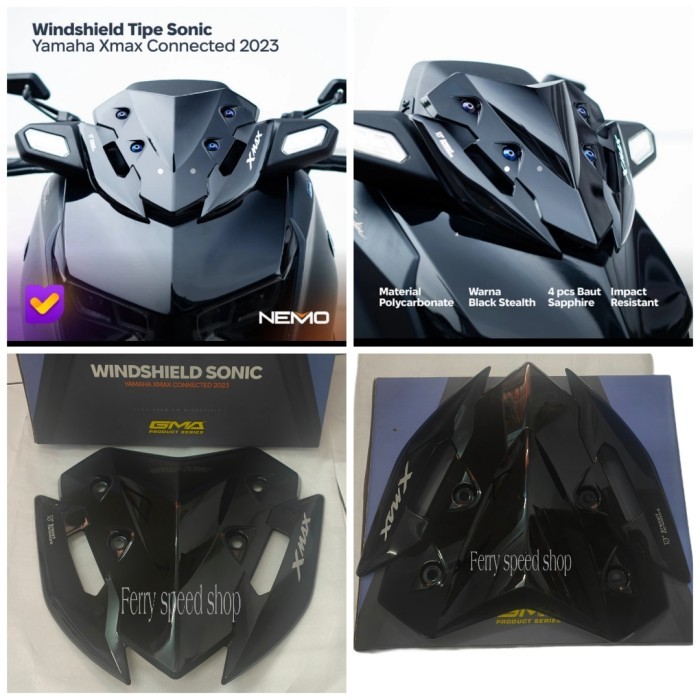 Jual Windshield Winsil Nemo Xmax new Connected 2024 Tipe Sonic | Shopee ...