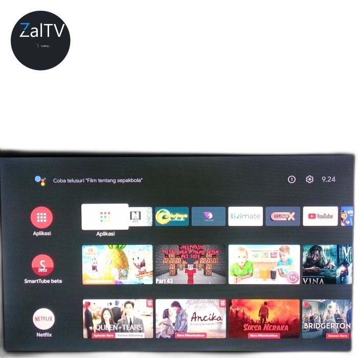 Jual stb tvbox android v5 unlock with remote google assistant | Shopee ...