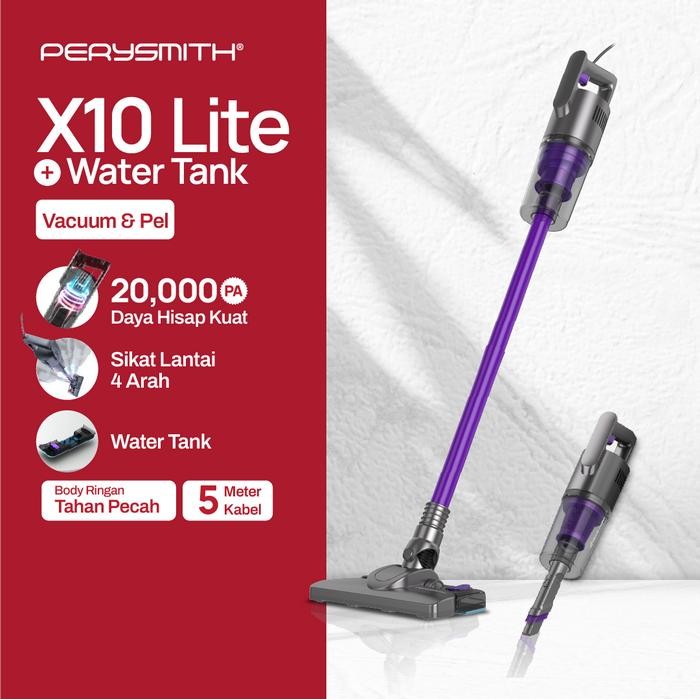Jual PerySmith X10 Lite Handheld Vacuum Cleaner Portable Home Penyedot ...
