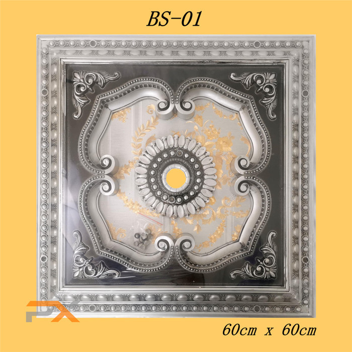 Jual Fiting Lampu Plafon Pvc 60X60 Kotak / Ornamen Plafon Gratis Lampu ...