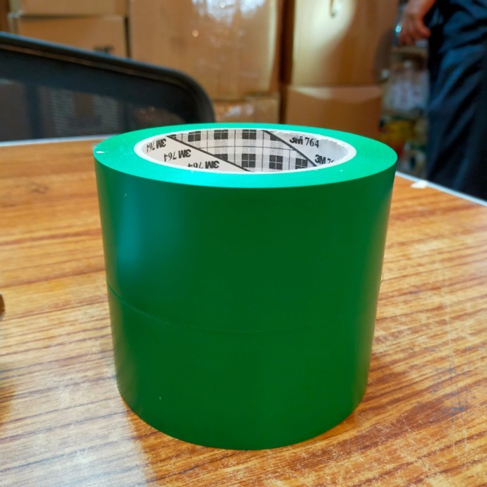 Jual FLOOR MARKING TAPE - 3M 764 - LAKBAN GARIS LANTAI - VINIL TAPE 10CM | Shopee Indonesia