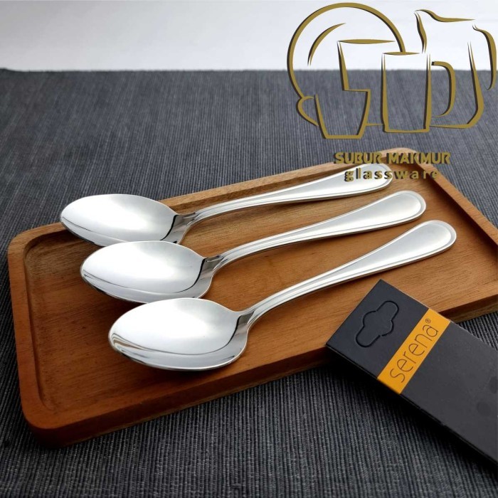 Jual [3 pcs] SERENA ALINE Table Spoon. Sendok Makan Hotel Stainless ...