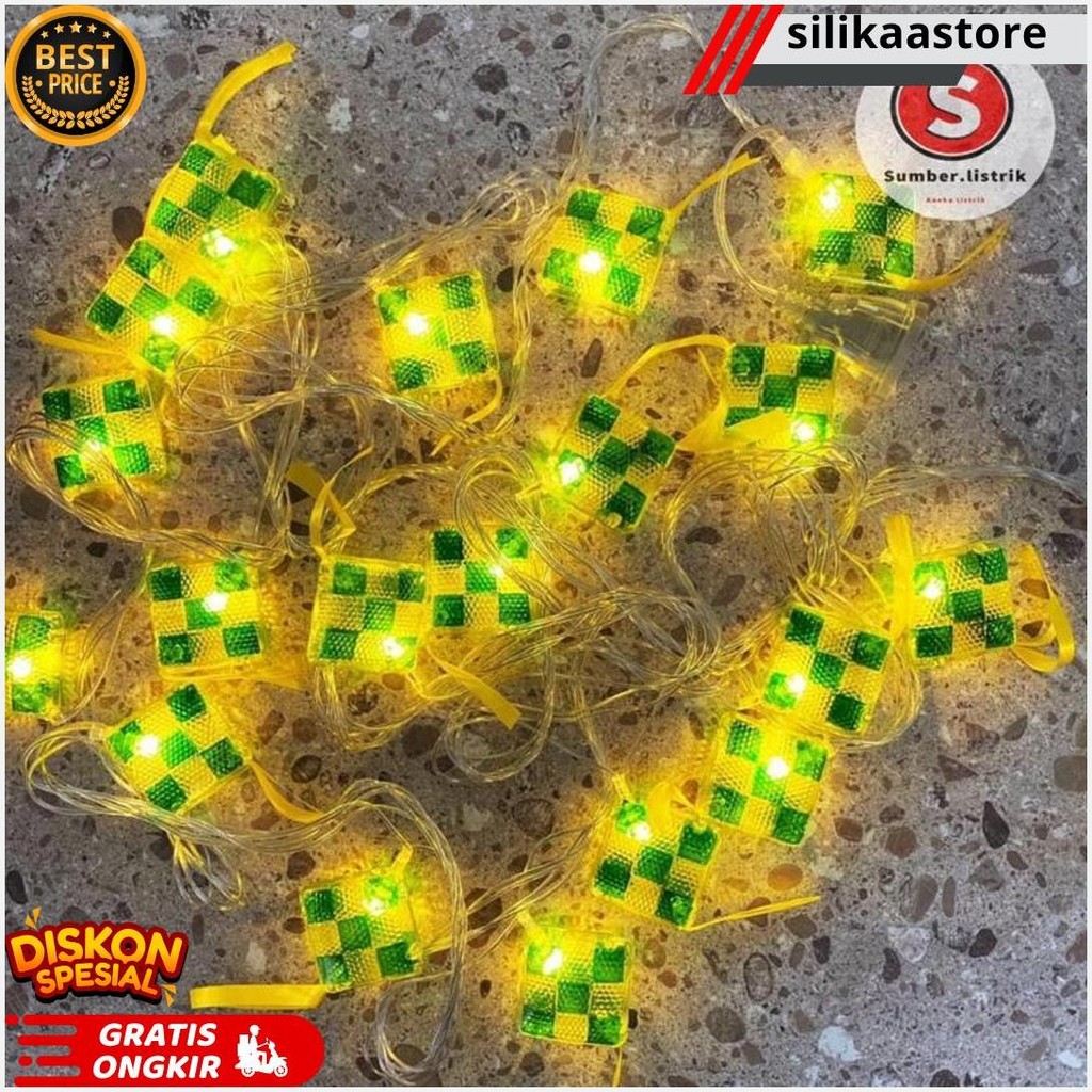 Jual Lampu Hias Lebaran Lampu Hias Bentuk Ketupat / Lampu Natal Cod ...