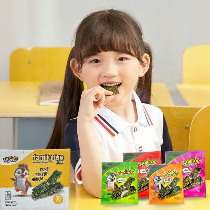 Jual Promo (Halal)Noritop Crispy Seaweed Rumput Laut Halal Nori Crispy ...