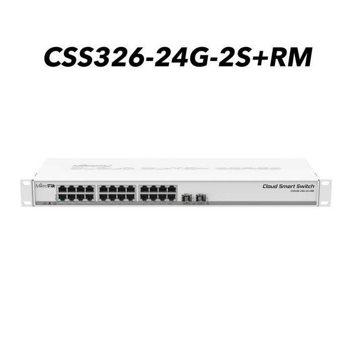 Jual Mikrotik, Cloud Smart Switch CSS326-24G-2S+RM | Shopee Indonesia