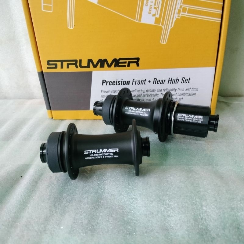 Jual New Wheelset Strummer HR 360 Gen 2 Ratchet 54t Spoke Pillar Rims ...
