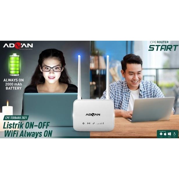 Jual Router 4G Modem Wifi Advan Cpe 20 Router Start Unlock + Battery K324 Original Dan ...
