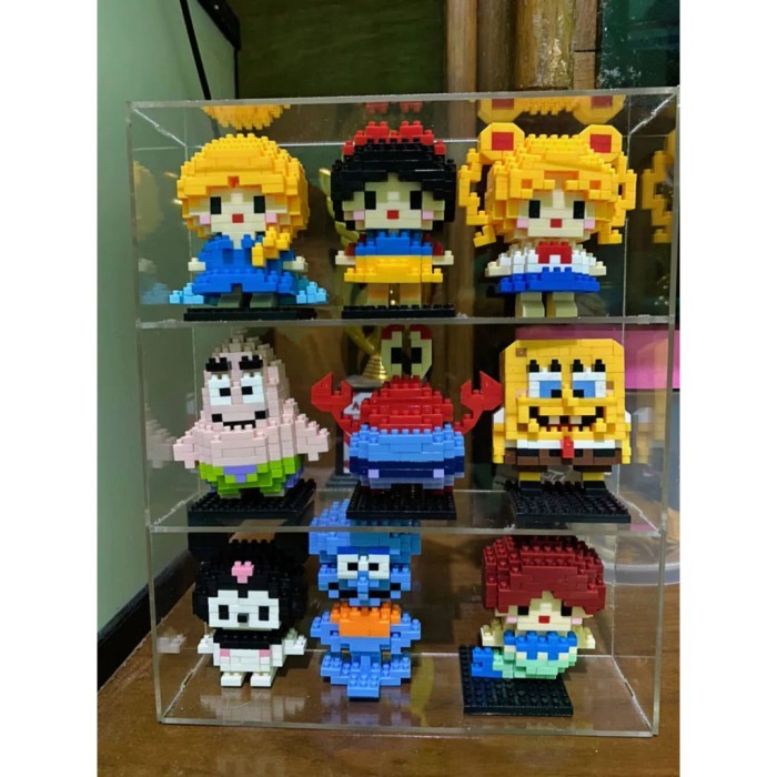 Jual NEW PRODUCT RAK AKRILIK MINI TEMPAT DISPLAY NANO BRICKS | Shopee ...