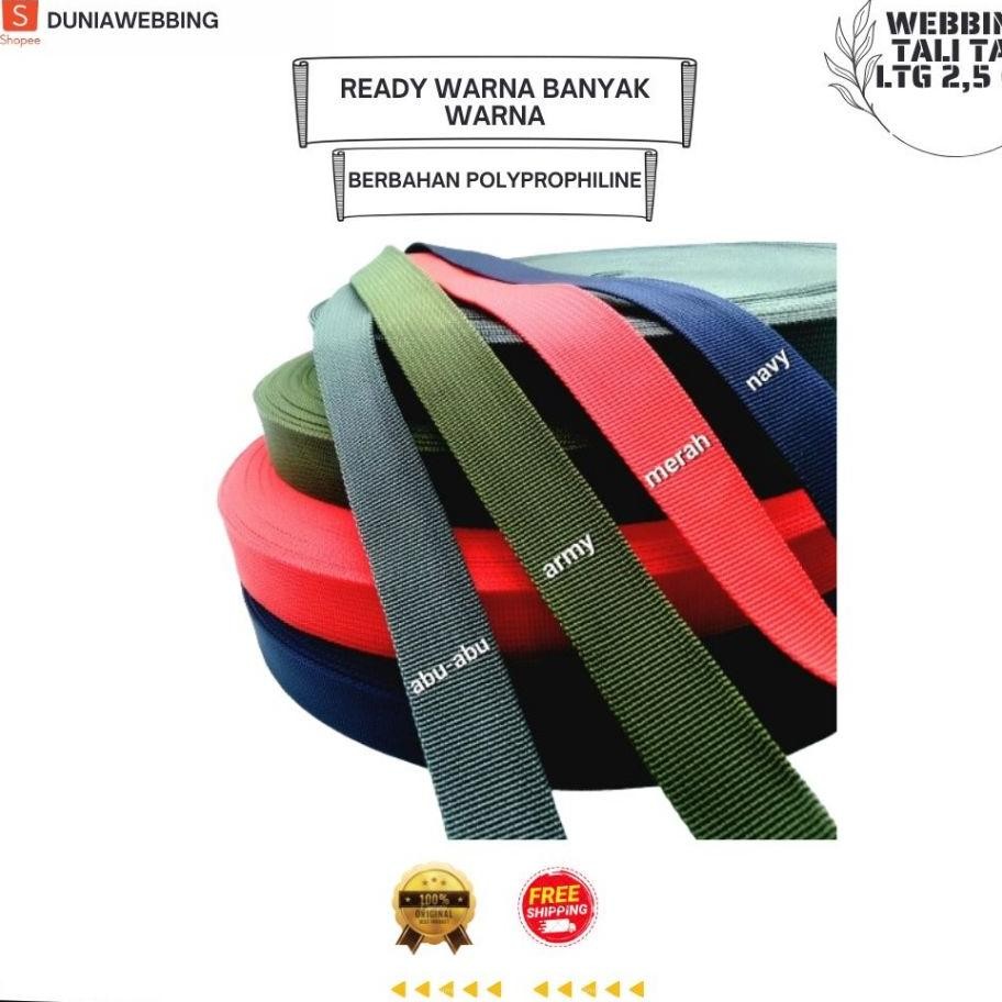 Jual Tali Webbing Ltg 25 Cm 50 Yard Anea Warna 141L | Shopee Indonesia