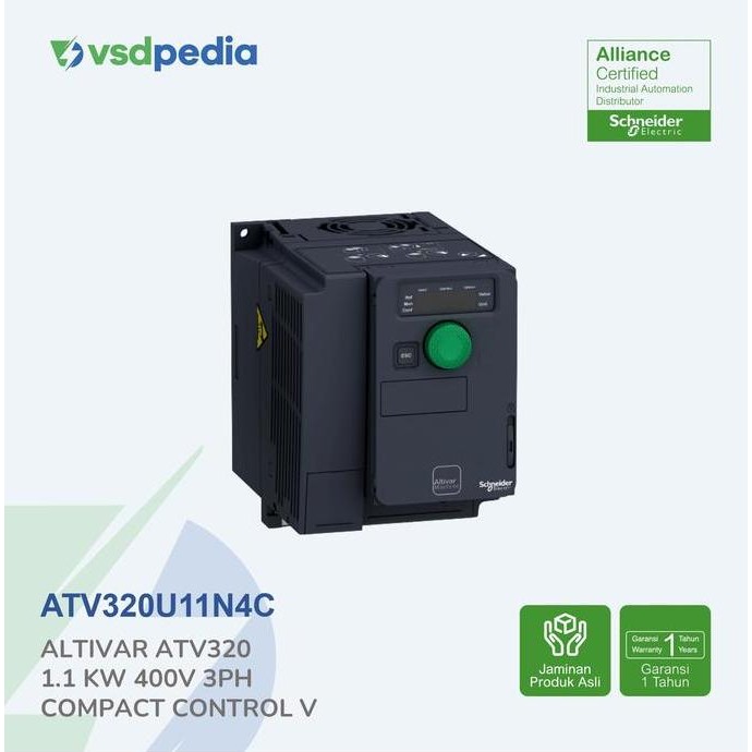 Jual Schneider Altivar ATV320 Variable Speed Drive 1.1kW 3P ...