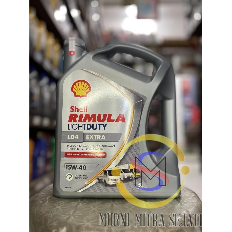 Jual Shell Rimula Light Duty LD4 Extra SAE 15W-40 15 W 15W40 Oil Oli ...