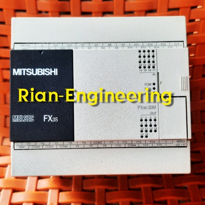 Jual Made in Japan PLC Mitsubishi FX3S-30MR FX3S-30MR/ES Kondisi Seken Mulus | Shopee Indonesia