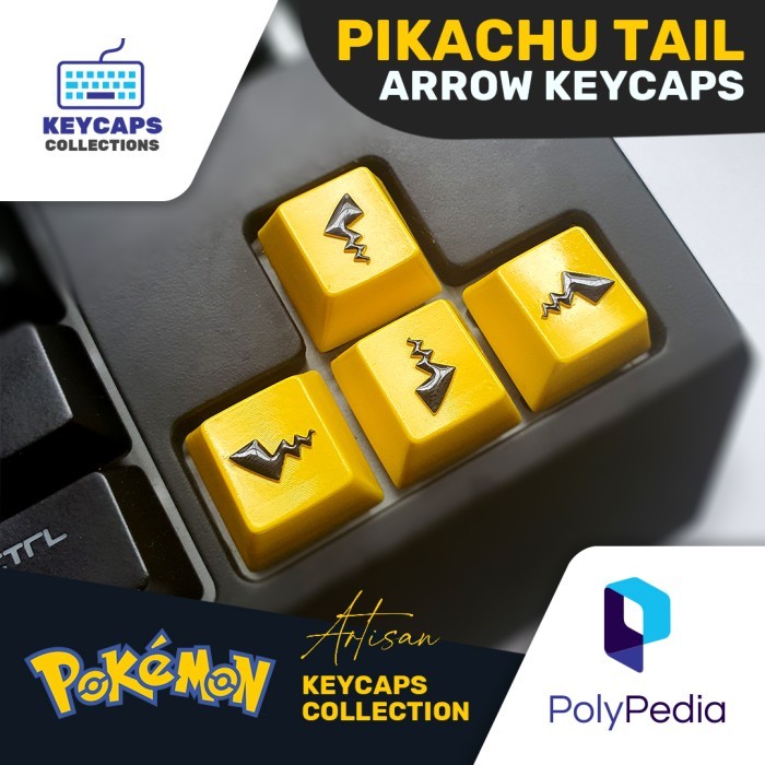 Jual Pikachu Tail Pokemon Arrow Keycaps | Shopee Indonesia