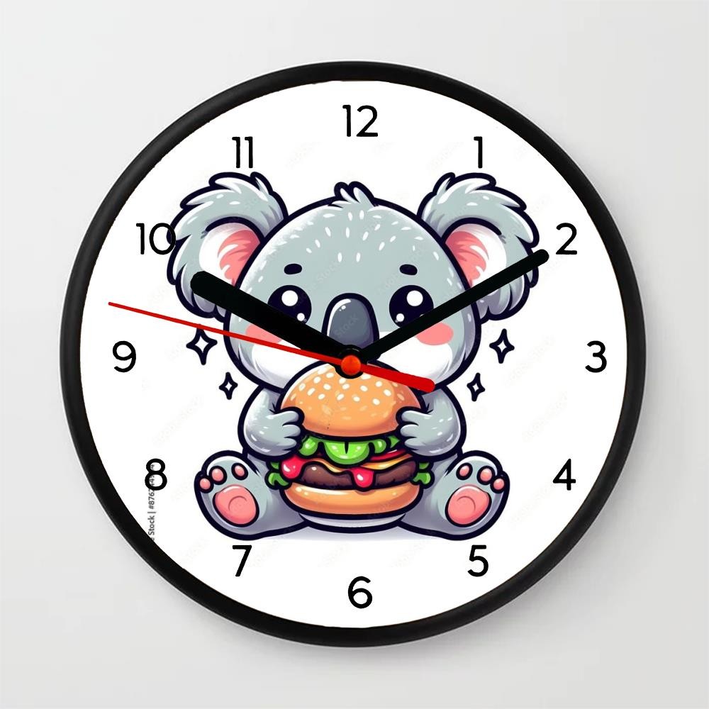 Jual Jam Dinding dengan Gambar Koala Imut Bersama Cokelat Reese's koala ...