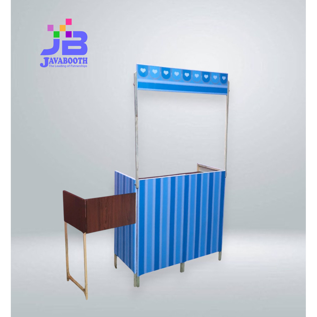 Jual Booth Portable Kayu / Booth Garis Std / Gerobak Lipat / Meja Lipat ...