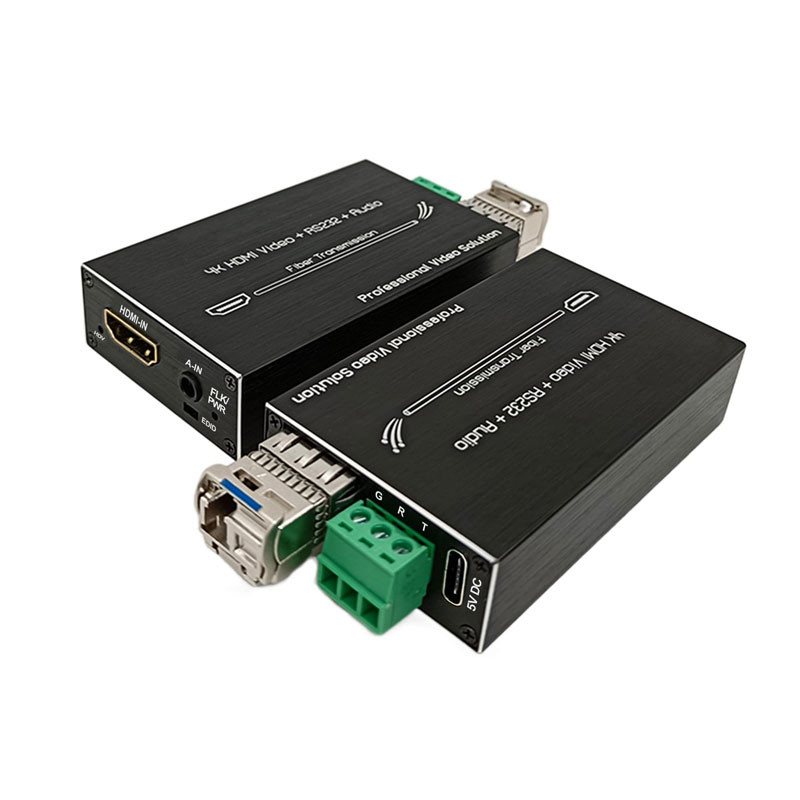 Jual New 4K HDMI Fiber Video Extender Mini HDMI Fiber Converter with ...