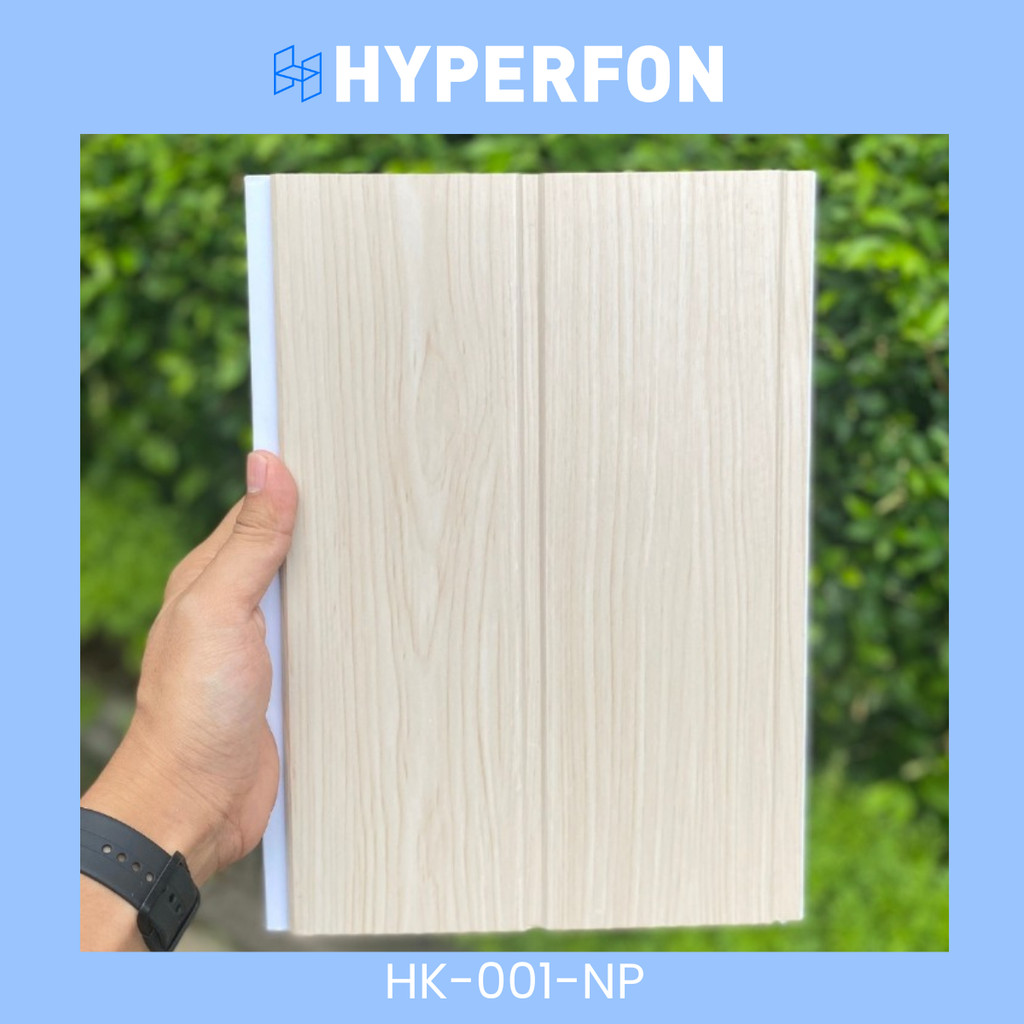 Jual Hyperfon Plafon PVC Serat Kayu Doff Tebal 8mm Per 1 Meter - HK 001 ...