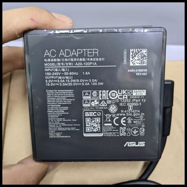 Jual Original Adaptor/Charger Asus Rog Zephyrus G14 G15 G16 M16 M17 S17 ...