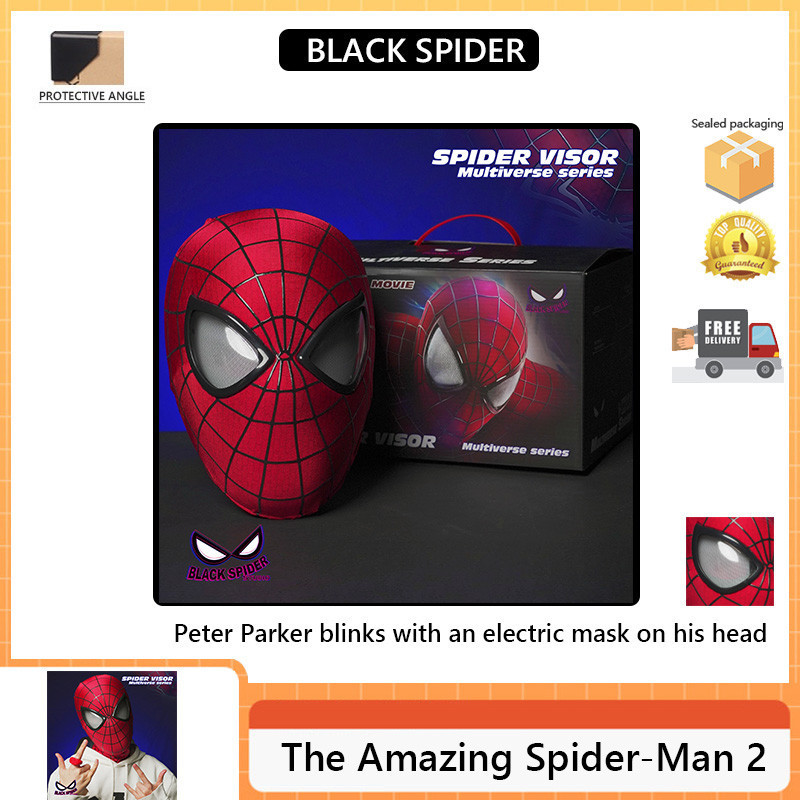 Jual Laba-laba Hitam Topeng The Amazing Spider-Man 2 Film Restorasi ...