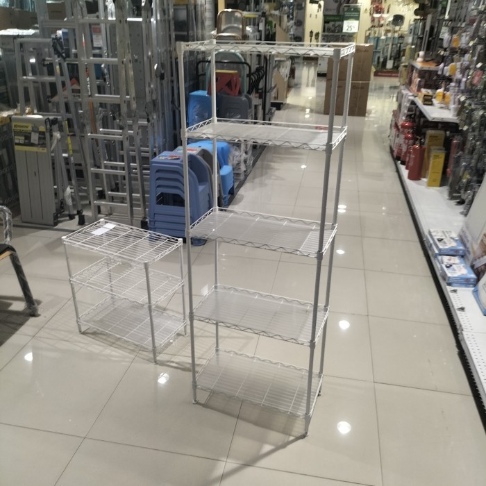 Jual KRISBOW/STORA RAK BESI TINGKAT/HOUSEHOLD WIRE SHELVING 16MM ...