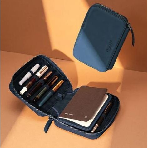 Jual Endless Leather Adjustable Pen Pouch /Pen Case (10 slots) | Shopee ...