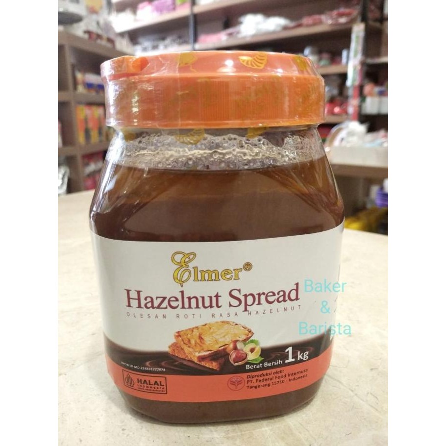 Jual langsung order saja] Elmer Hazelnut Spread 1kg / Olesan Roti ...