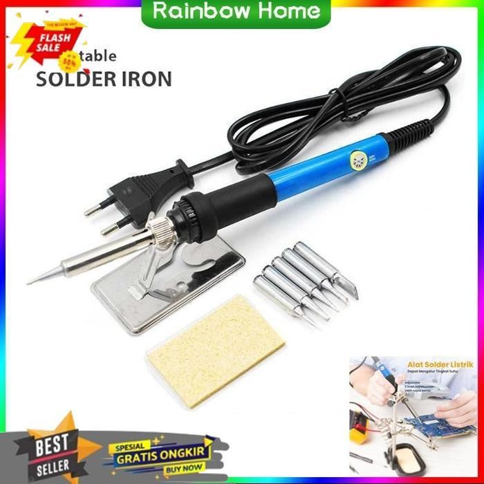 Jual TODAY SOLDER ADJUSTABLE TEMPERATURE 200 - 450 C/ 60W/SOLDER LISTRIK TANGAN 60W WATT ...