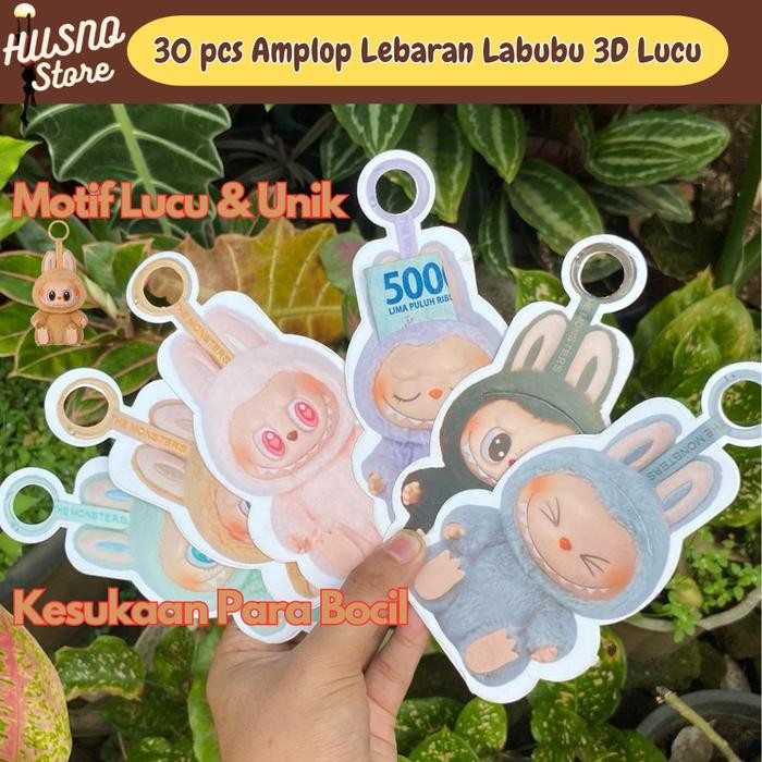 Jual Murah PO 14 Hari Terbatas isi 30 pcs Amplop 3D Karakter Labubu ...