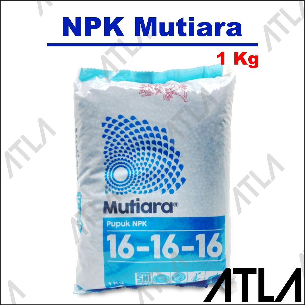 Jual gd-12 Pupuk NPK Mutiara 16-16-16 Biru 1kg Nutrisi Tanaman Meroke ...