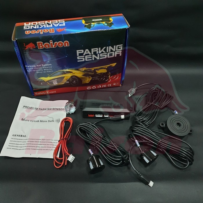 Jual SENSOR PARKIR MOBIL SENSOR MUNDUR MOBIL 2 TITIK BUNYI BEEP ...