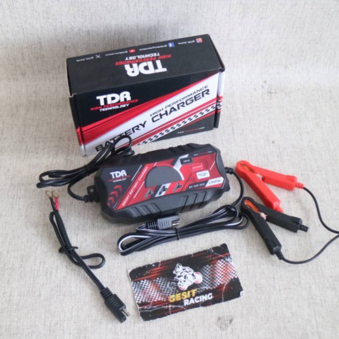 Jual TDR Portable Charger Casan Aki Smart Lead Acid AGM Lithium Cas ...