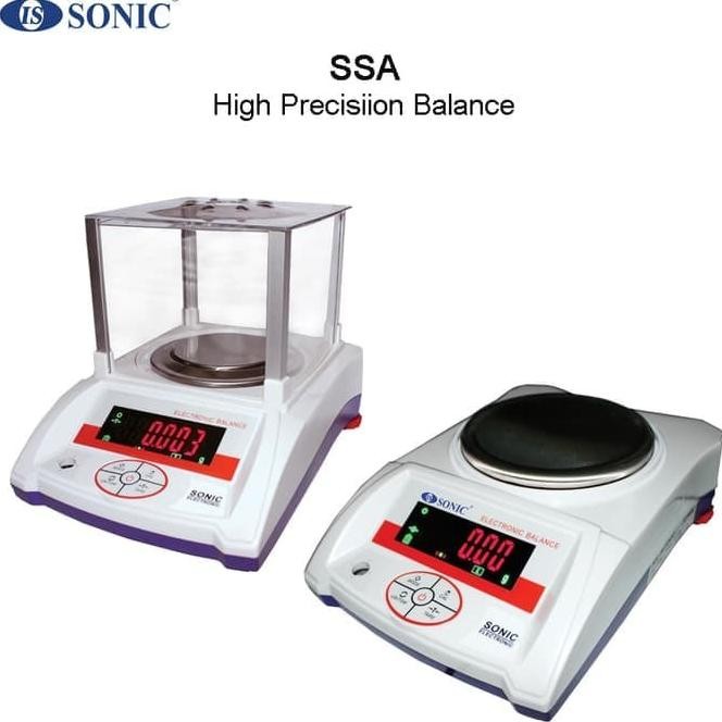 Jual Timbangan Digital Sonic Ssa-1000, Timbangan Lab Ketelitian 0,01G | Shopee Indonesia