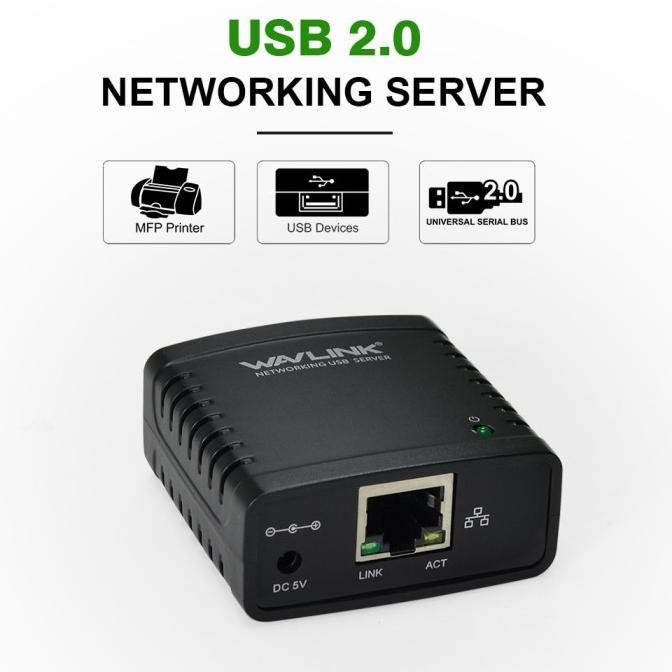 Jual Wavlink Usb 2.0 Lrp Print Server Share A Lan Ethernet Eka | Shopee Indonesia