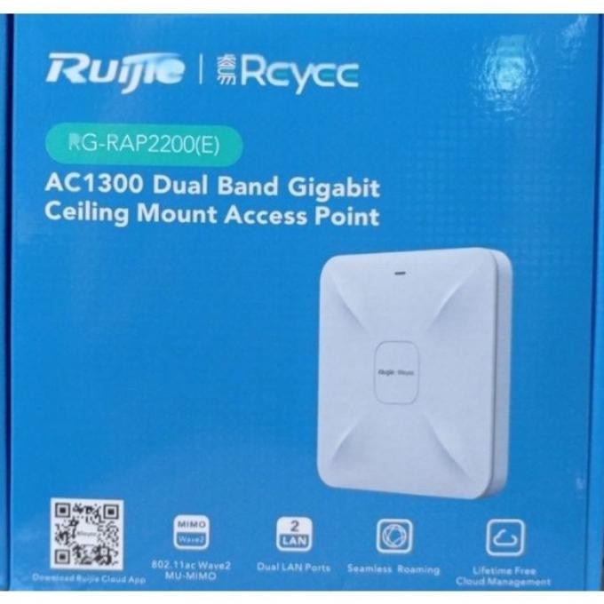 Jual Ruijie Reyee Rg-Rap2200E Ac1300 Dual Band Ceiling Access Point ...