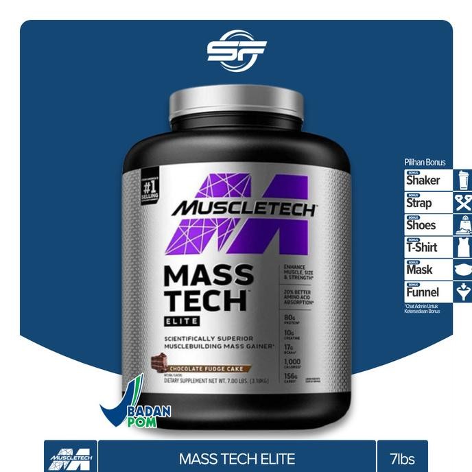 Jual Muscletech Masstech Mass Tech 6Lbs | Shopee Indonesia