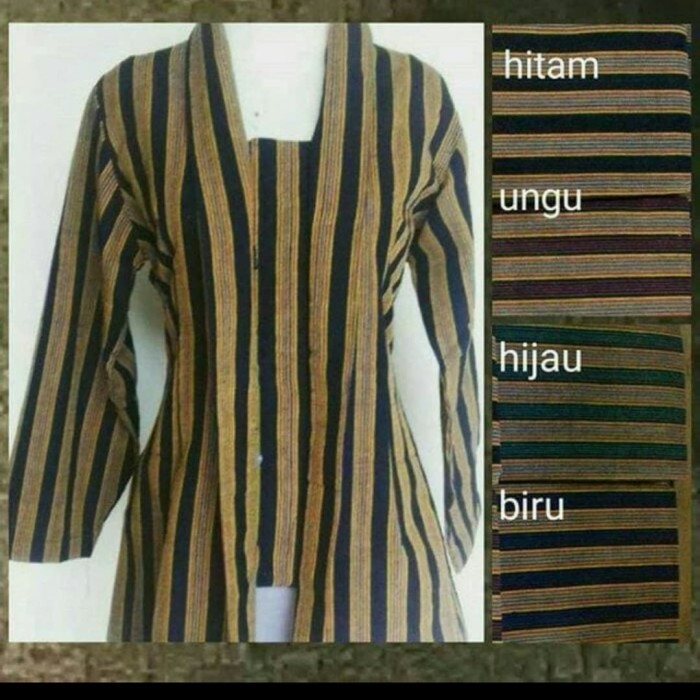 Jual Baju Lurik Surjan Wanita - Kebaya Kutu Baru Surjan Dewasa-Pakaian Adat | Shopee Indonesia