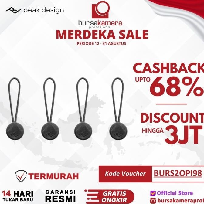 Jual Peak Design Anchor Connector 4-Pack (Black) New Stok | Shopee ...