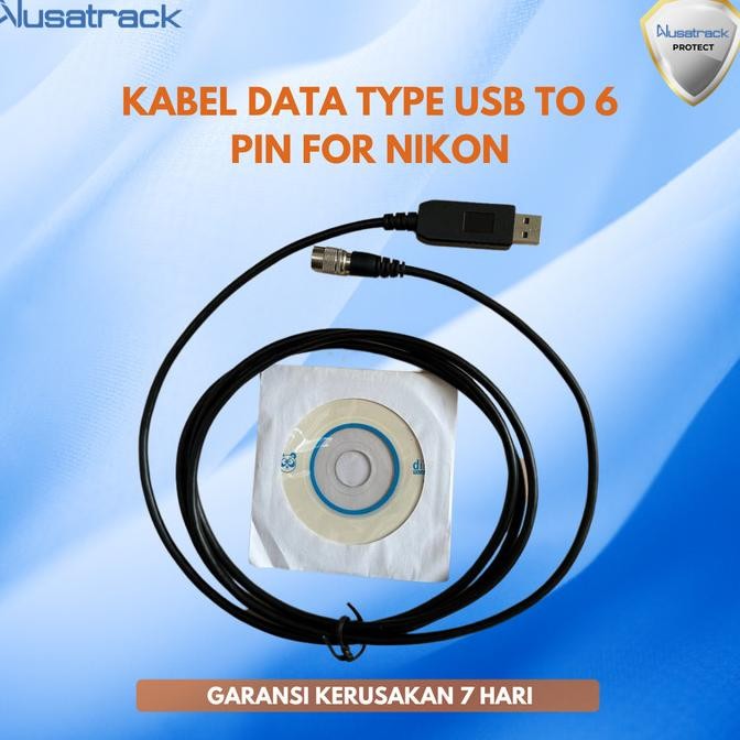 Jual Kabel Download / Kabel Data Ke 6 Pin For Nikon Total Station New ...