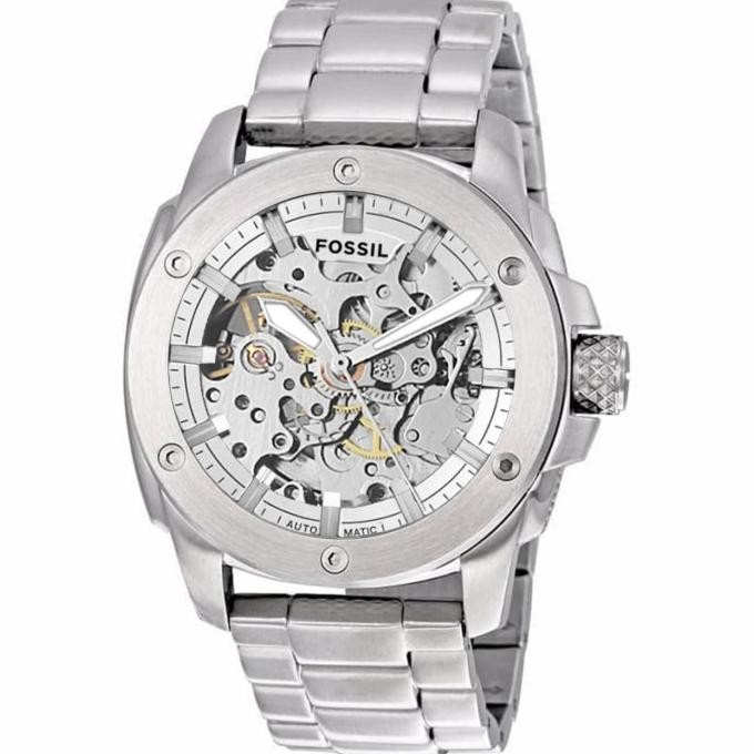 Jual Jam tangan pria fossil otomatis transparan fossil skeleton ...