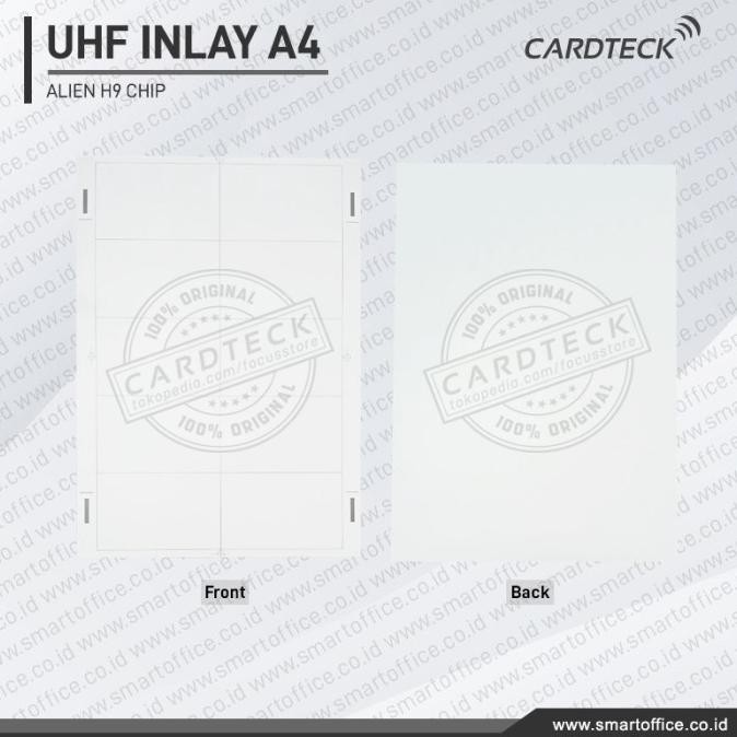 Jual Uhf Alien H9 Cardteck Mid Range Long Range Rfid Inlay A4 Sheet ...