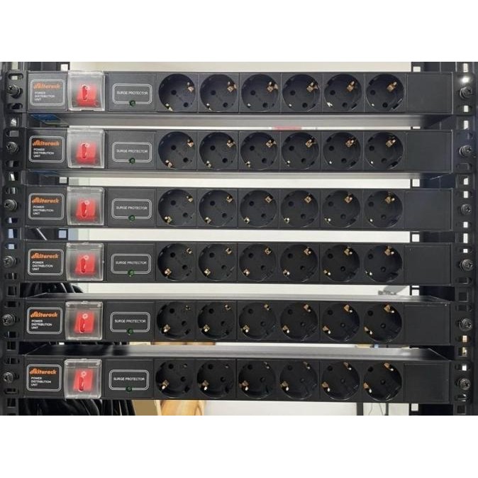Jual PDU 6 SOCKET 16A GERMANY OUTLET STOP KONTAK RACK SERVER | Shopee ...