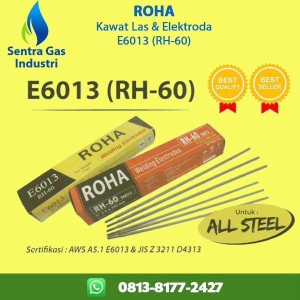 Jual ROHA E6013 (RH-60) - Termurah Kawat Las dan Elektroda 3.2x350mm | Shopee Indonesia