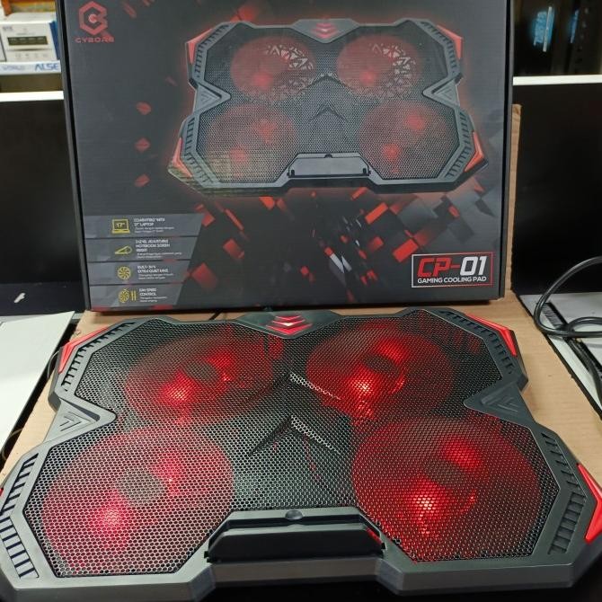 Jual Cyborg Cooling Pad Blizzard CP-01 Silent - Pendingin Laptop ...