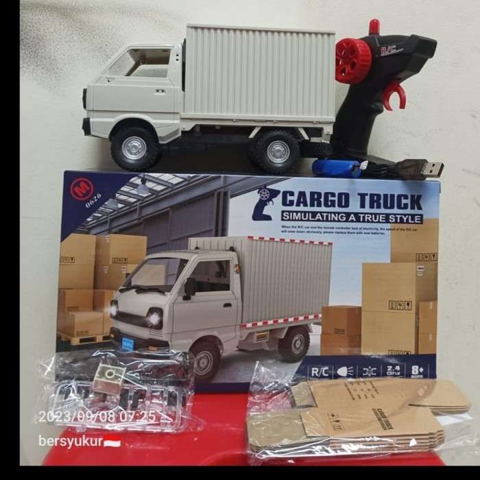 Jual Product Laris Truk Rc Cargo Truck Rc Pickup Box Model Remote ...