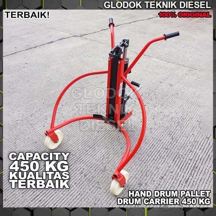 Jual Redy Hand Drum Pallet / Hand Lift / Drum Truck 350Kg Hand Pallet ...