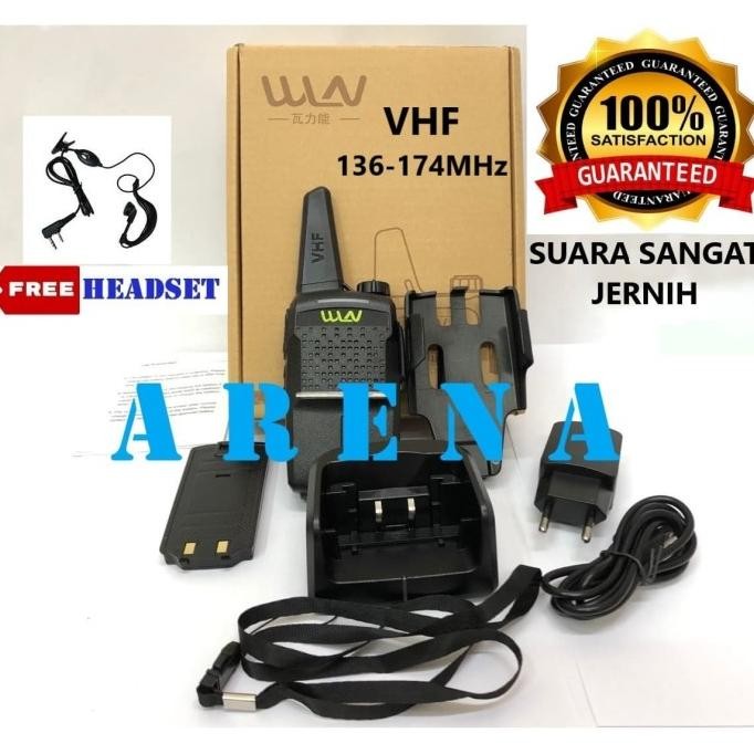 Jual Walkie Talkie Ht Wln Pro Two Way Vhf Radio Long Range Asli ...