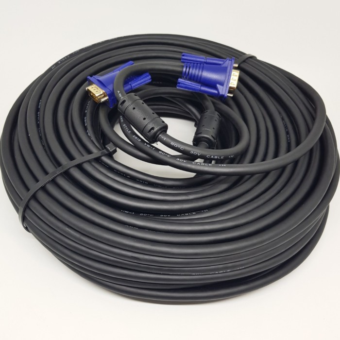 Jual KABEL VGA 50M HIGH QUALITY (GOLD PLATED) / VGA 50 METER / VGA 50 M | Shopee Indonesia