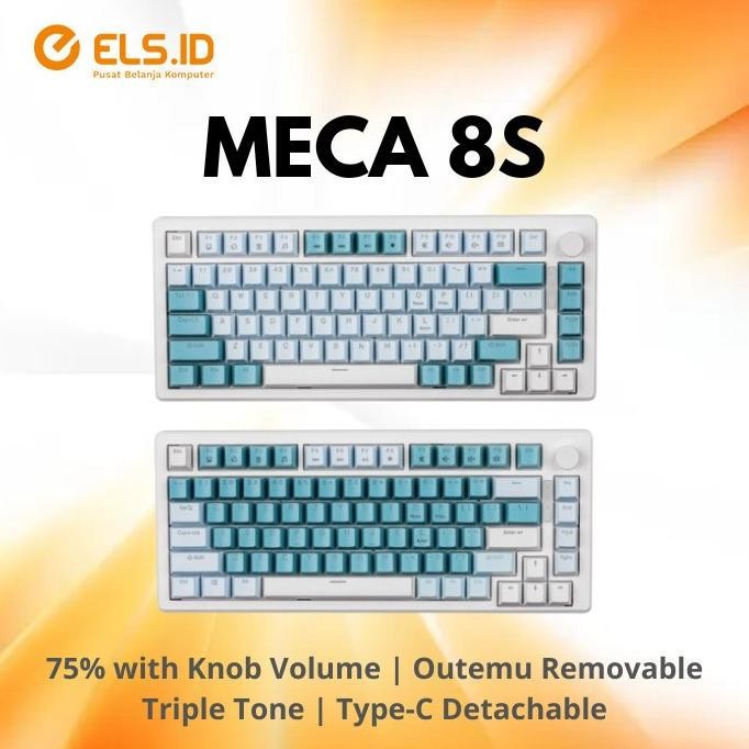 Jual CO Digital Alliance MECA 8S Keyboard Gaming Mechanical with Knob ...